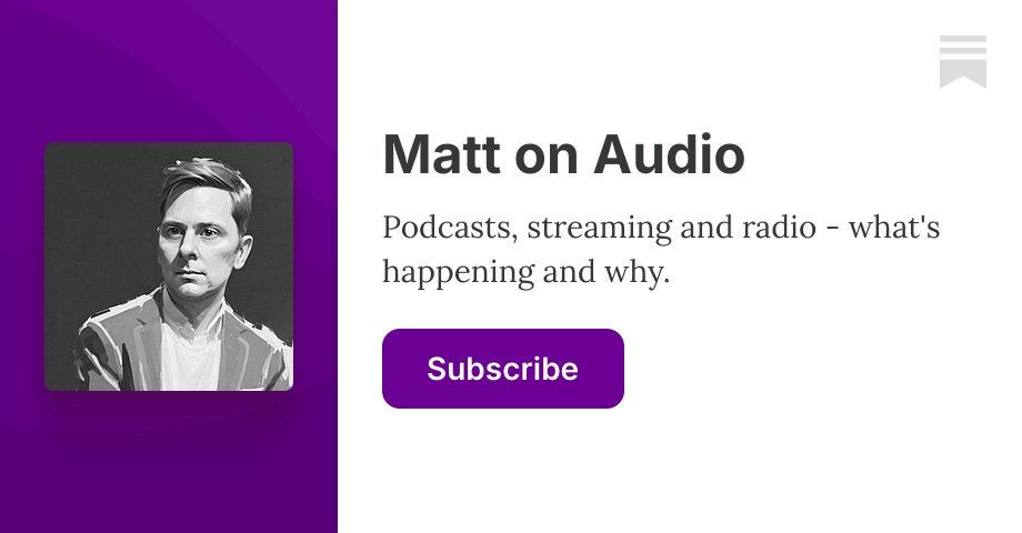 Matt on Audio | Matt Deegan | Substack