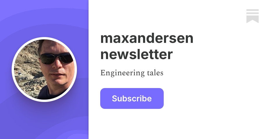 maxandersen newsletter | Max Rydahl Andersen | Substack