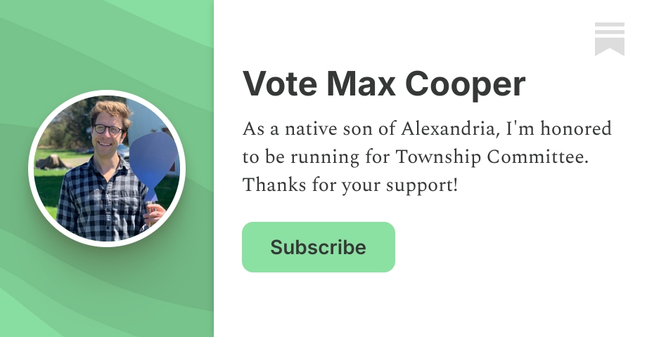 Vote Max Cooper | Substack