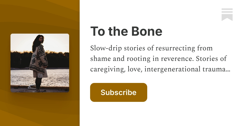 To the Bone | Maxine Iharosi | Substack