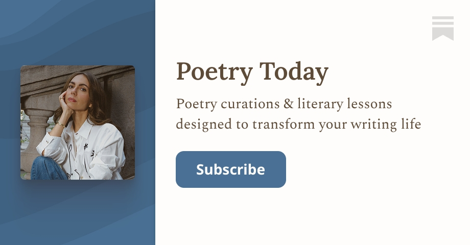 Poetry Today | Maya C. Popa | Substack