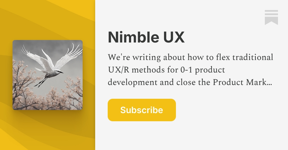Nimble UX | Maya Elise Joseph-Goteiner | Substack