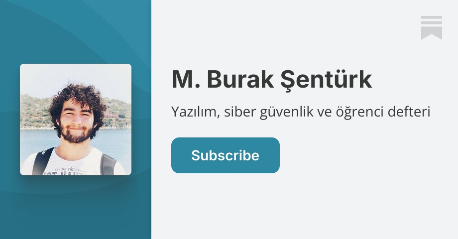 M. Burak Şentürk | Substack