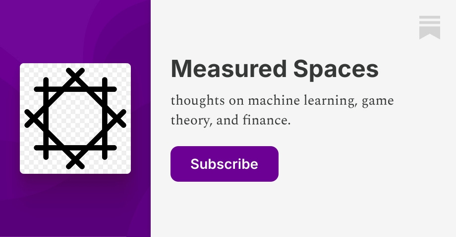 Measured Spaces | Matthew Di Ferrante | Substack