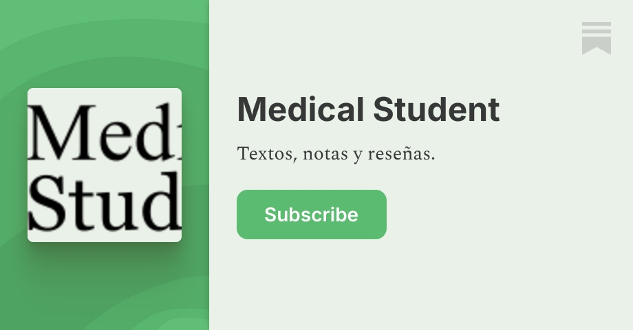 Medical Student | Harold Ferraz | Substack