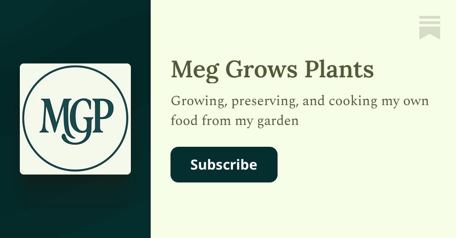 Meg Grows Plants | Meagan Lloyd | Substack