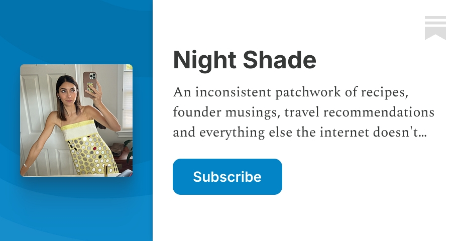 Night Shade | Melanie Masarin | Substack