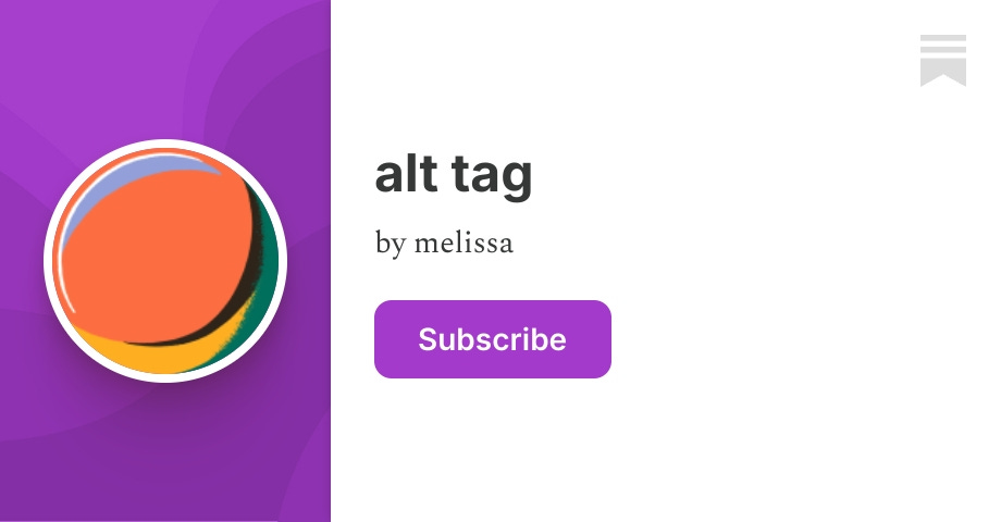 alt tag | Substack