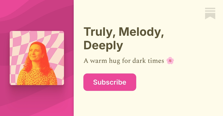 Truly, Melody, Deeply | Melody Thomas | Substack