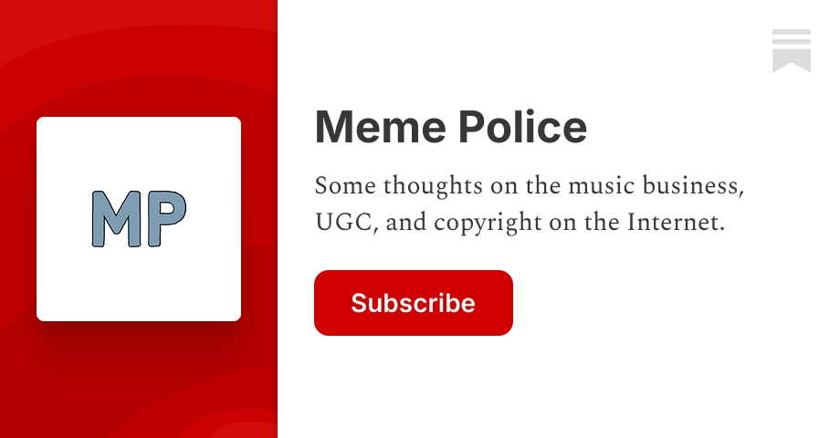 Copyright Is Good, Actually - by memepolice - Meme Police