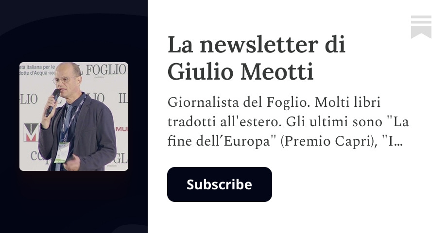 La newsletter di Giulio Meotti | Substack