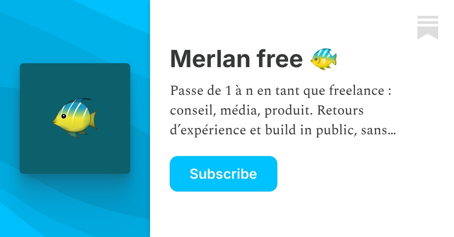 Merlan free 🐠 | Cédric Costa | Substack