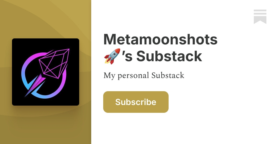 Metamoonshots🚀’s Substack | Substack