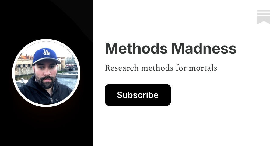 Introducing Methods Madness - by Rick Kelly