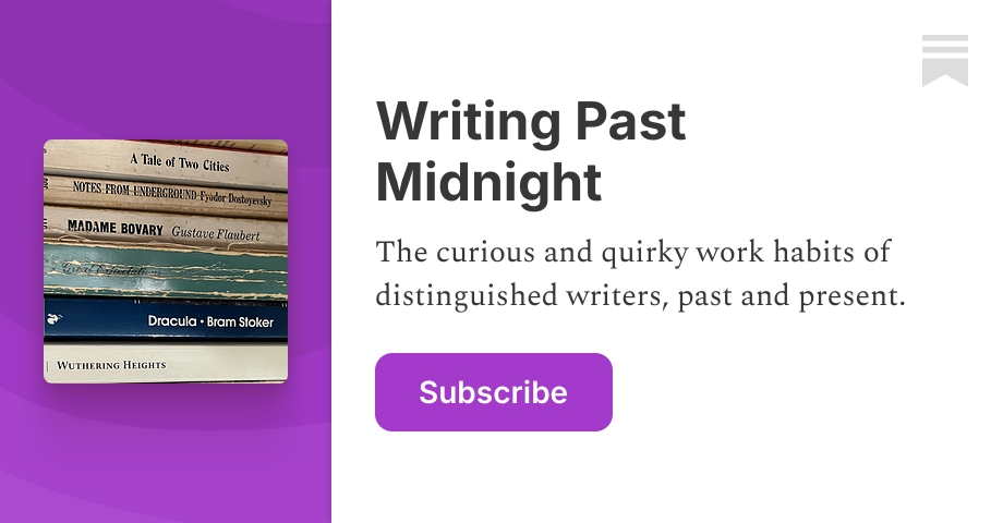 Writing Past Midnight | Richard Johnson | Substack