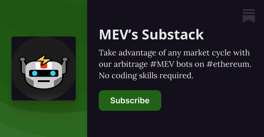 MEV’s Substack | MEV BOT OFFICIAL | Substack