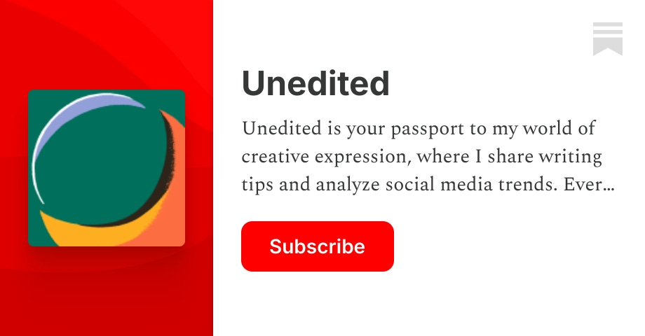 Unedited | Michael Afenfia | Substack