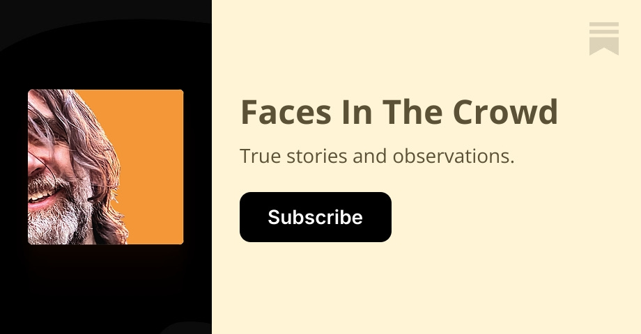 Faces In The Crowd | Michael C. Nachoff | Substack