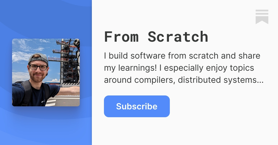 From Scratch | Michal Pitr | Substack