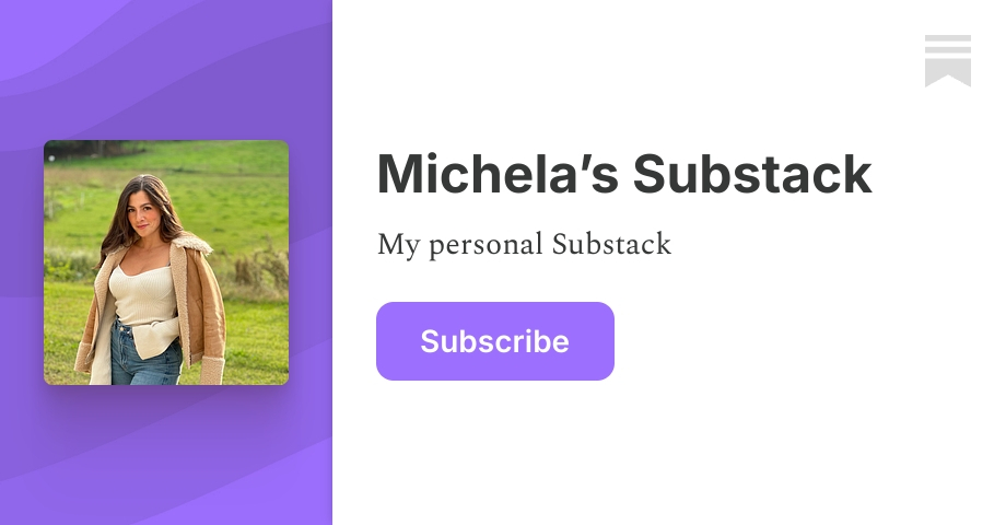 Michela’s Substack | Michela Cabella | Substack