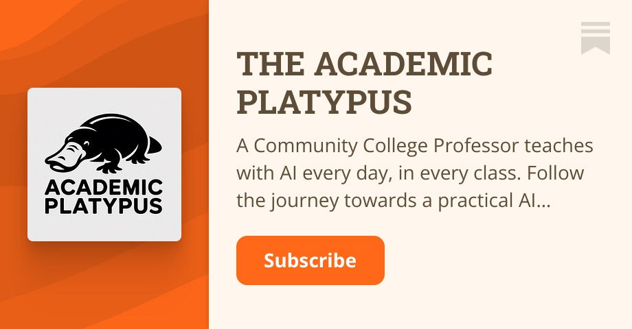The Academic Platypus | Michelle Kassorla | Substack