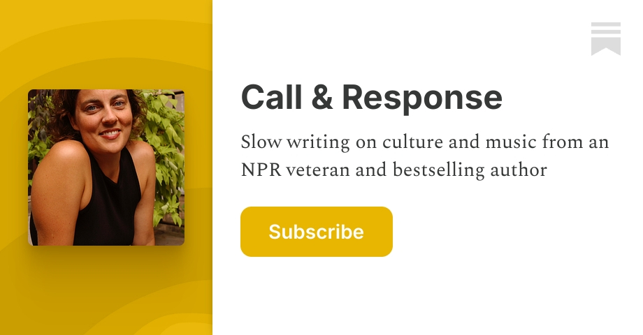 Call & Response with Michelle Mercer | Substack
