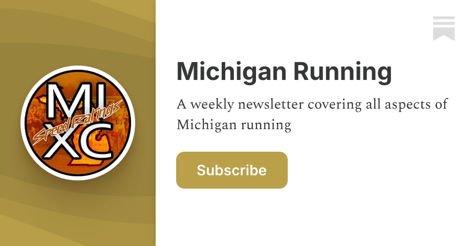 Michigan Running | MI XC Speed Ratings | Substack