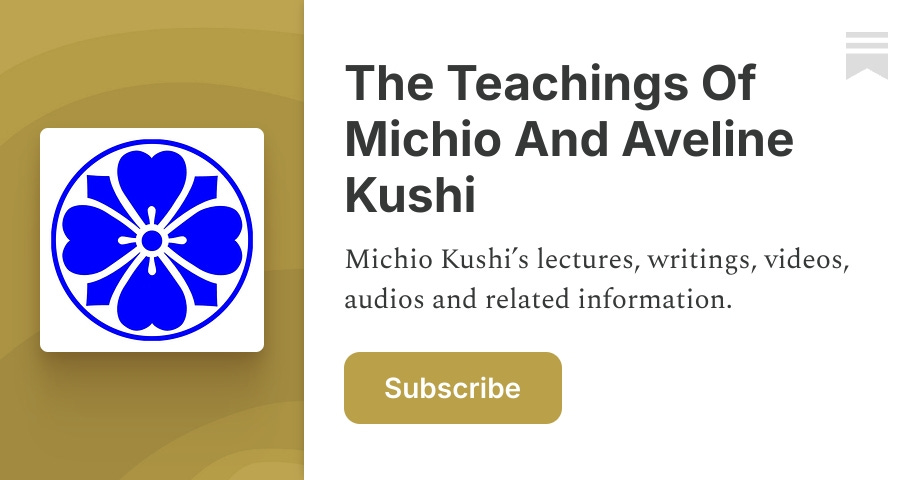 About - The Teachings Of Michio And Aveline Kushi