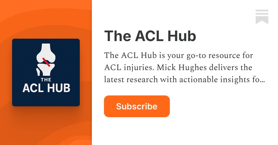 The ACL Hub | Mick Hughes | Substack
