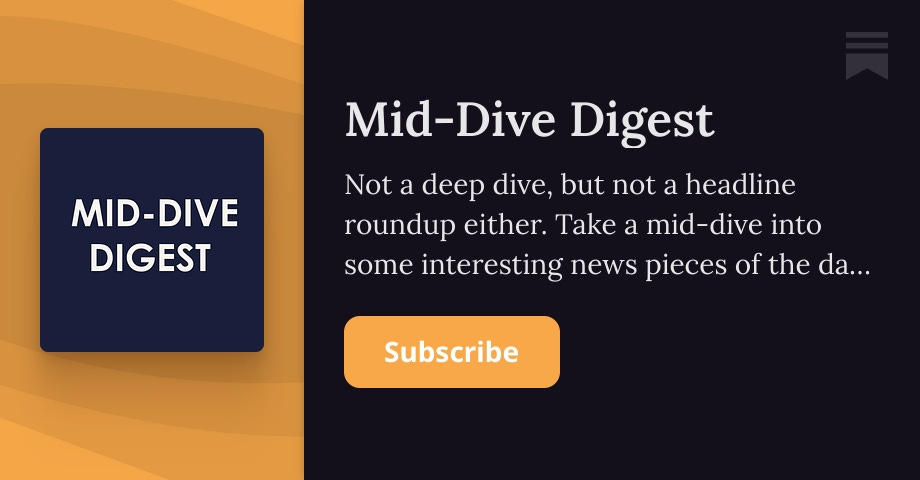 Mid-Dive Digest - 001 - Mid-Dive Digest