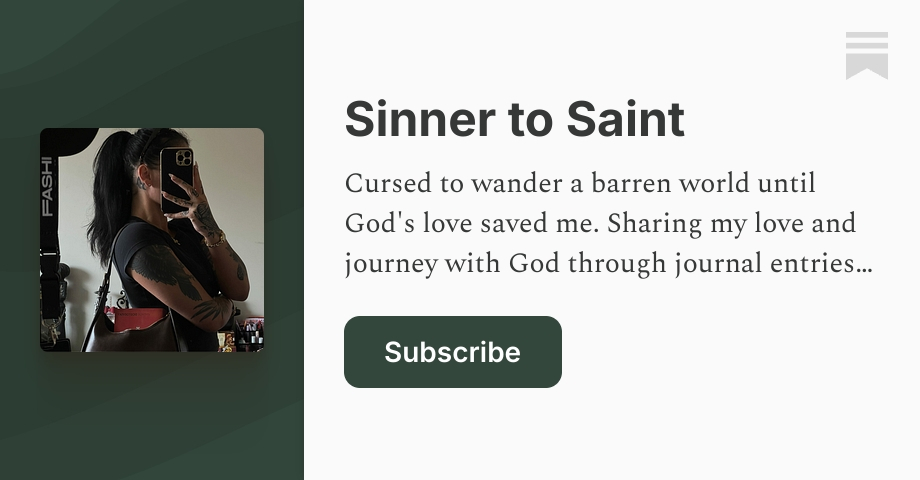 Sinner to Saint | Midnight | Substack