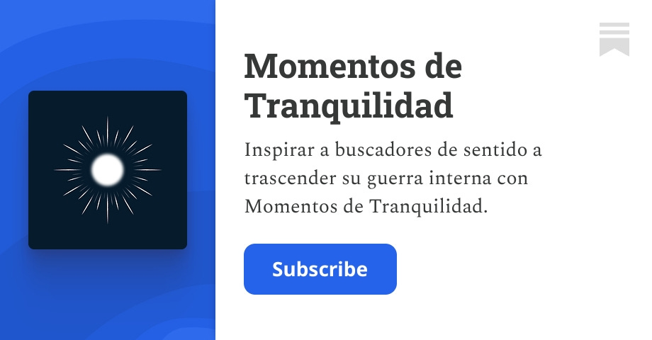Momentos de Tranquilidad | Miguel Guillén | Substack