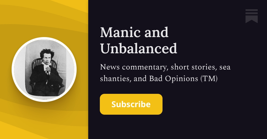 Manic and Unbalanced | Mike Mechanic | Substack