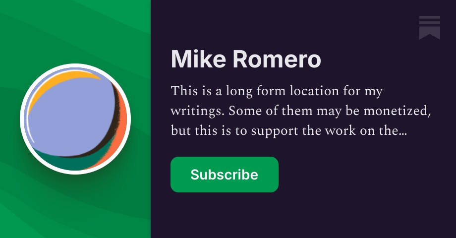 Mike Romero | Substack