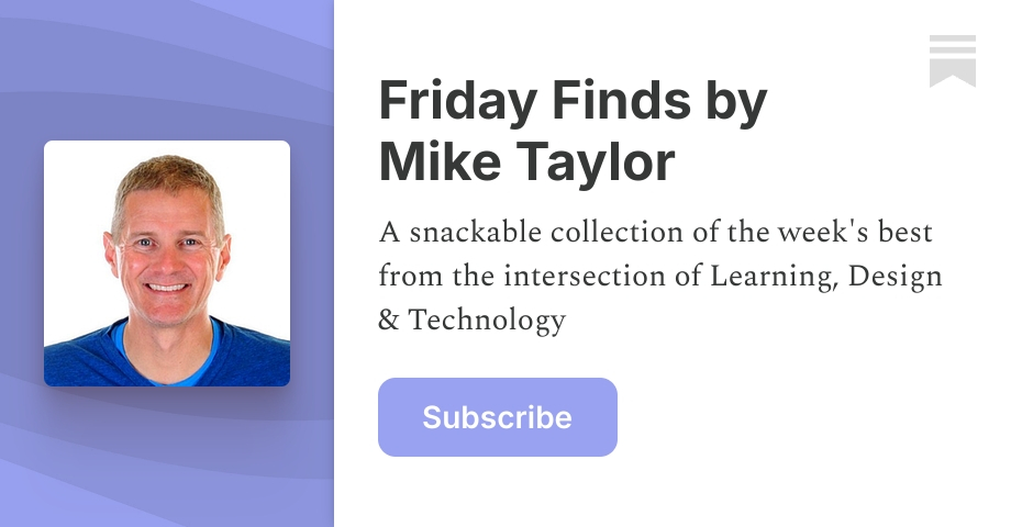 Friday Finds by Mike Taylor | Substack