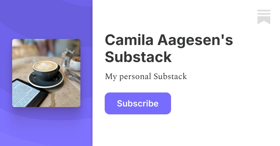 WELCOME! - Camila Aagesen's Substack