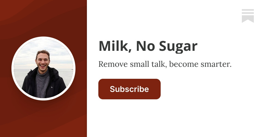 Milk No Sugar – Check your inboxes - by Luis Ouriach
