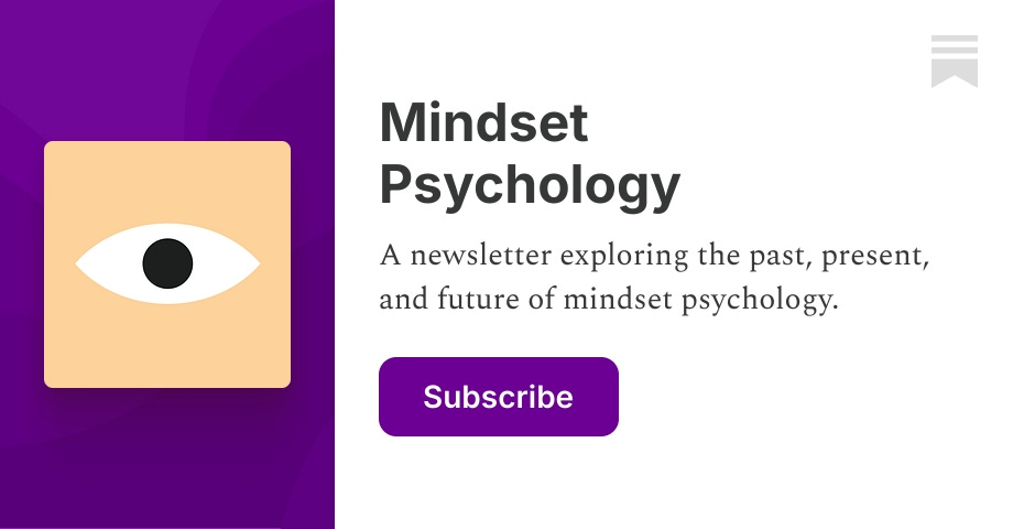 Mindset Psychology | Ash Buchanan | Substack