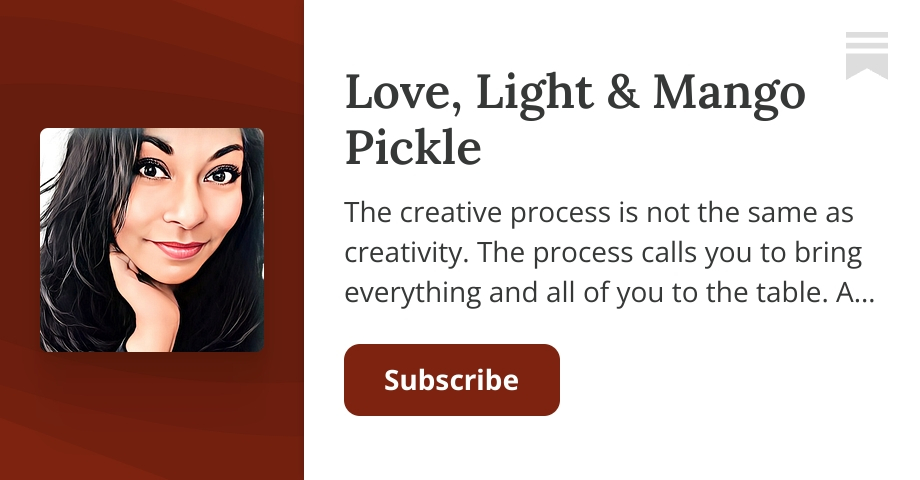Love, Light & Mango Pickle | Mineela Chand | Substack