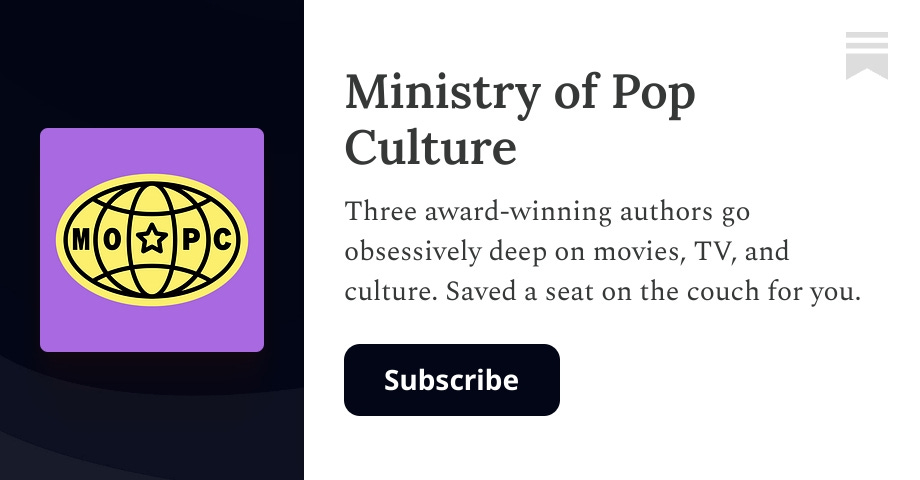 Ministry of Pop Culture | Substack