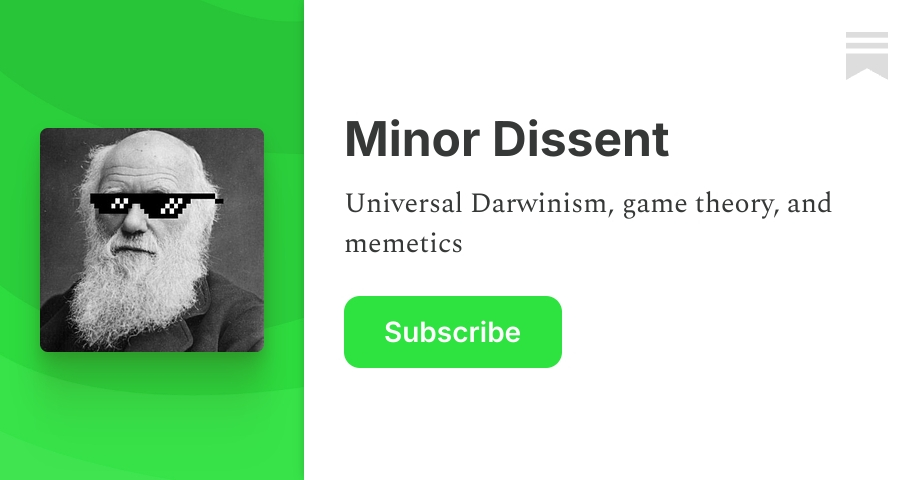 Minor Dissent | Max | Substack
