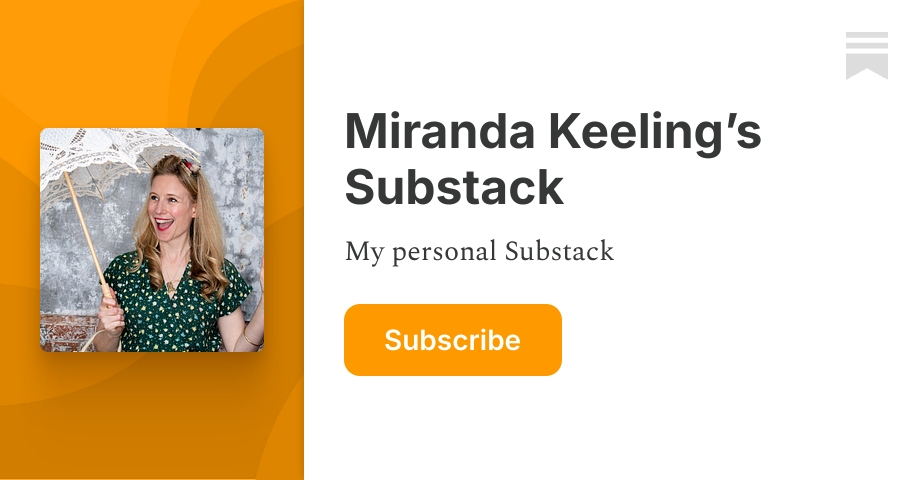 Summer is here with bells on… - Miranda Keeling’s Substack