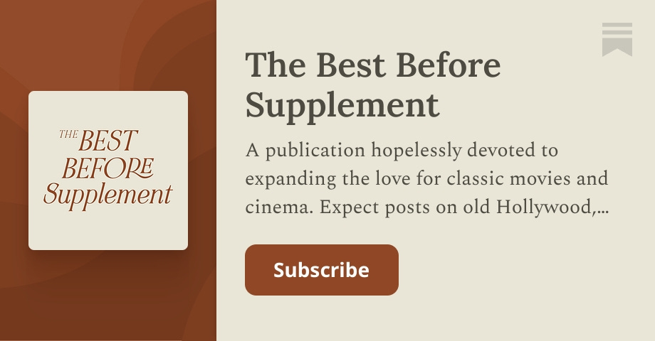 The Best Before Supplement | Miriam Figueras | Substack