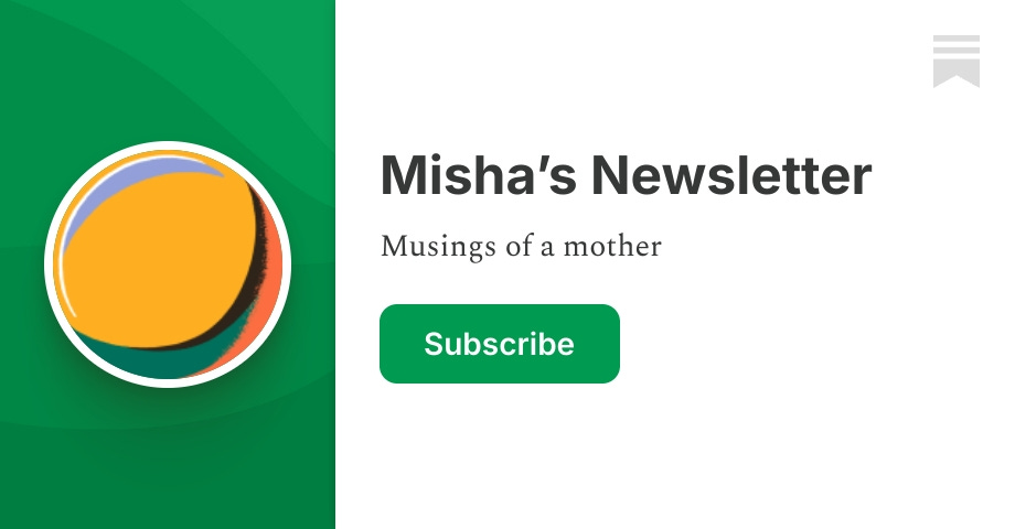 Misha’s Newsletter | Misha Sharma | Substack