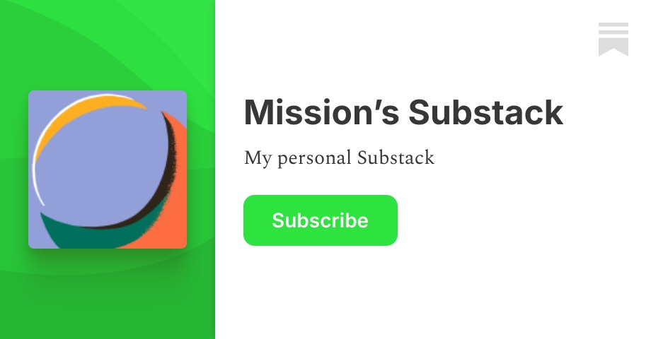 Mission’s Substack | Mission Institute | Substack
