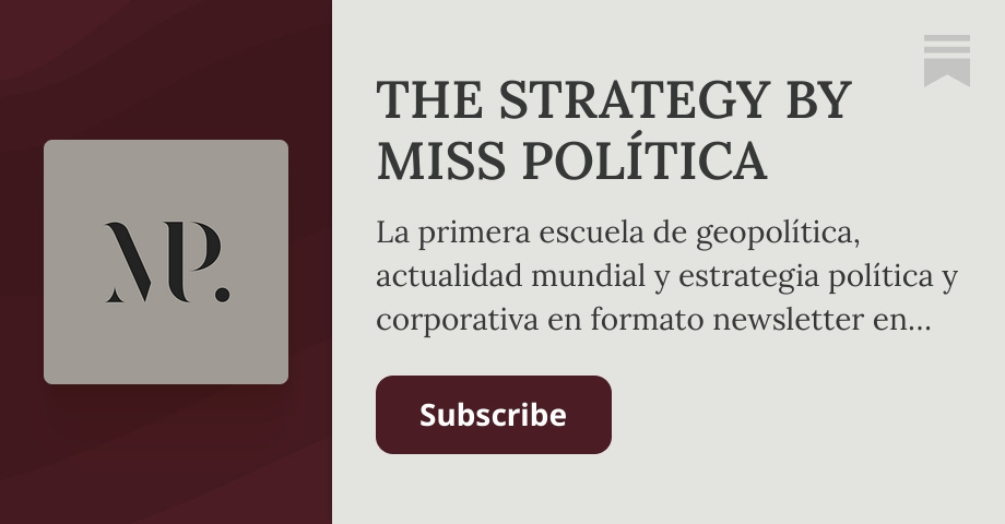 MISS POLÍTICA | Substack