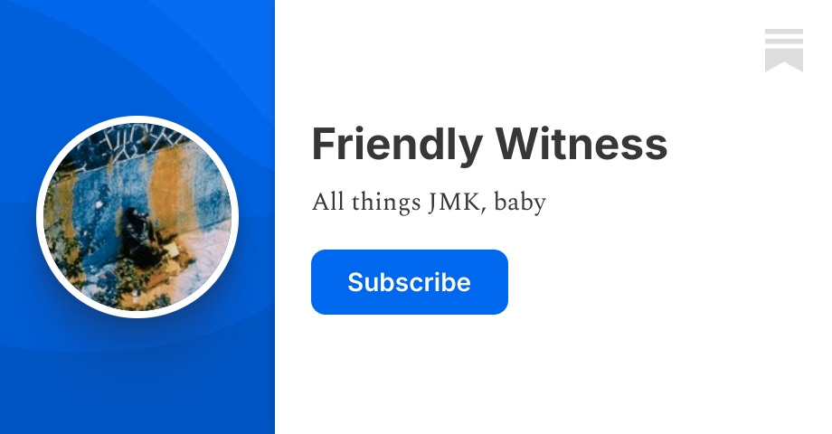 Friendly Witness | Joshua Minsoo Kim | Substack