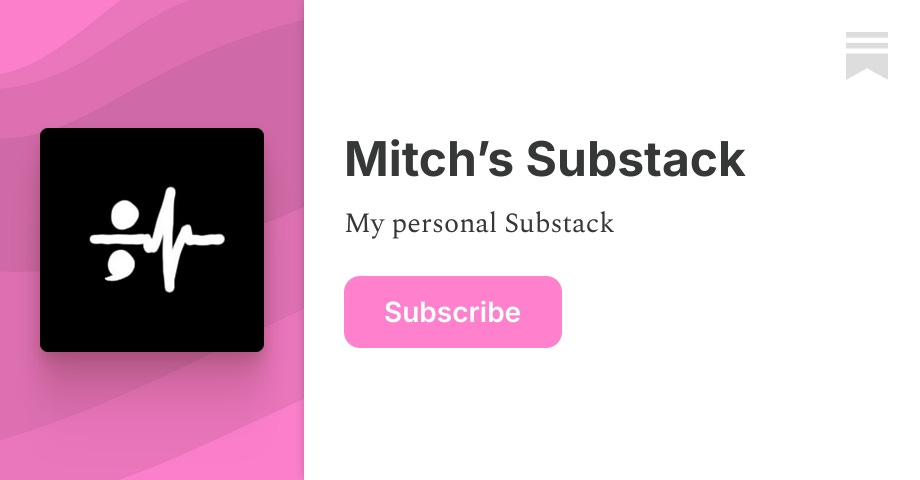 Coming soon - by Mitch Koko - Mitch’s Substack