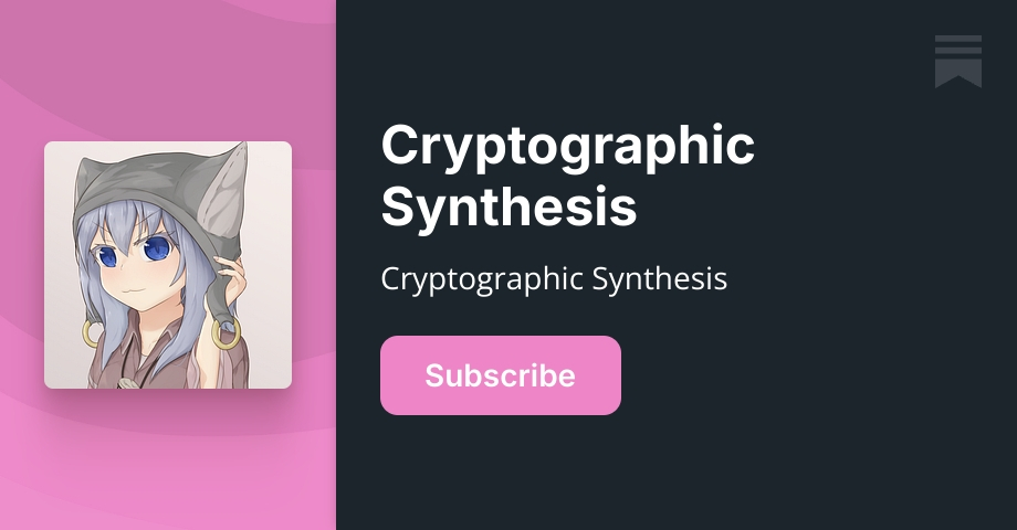 Cryptographic Synthesis | Miyuki Eto | Substack