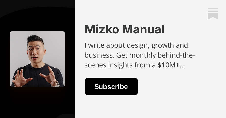 Mizko Manual | Michael Wong (Mizko) ⚡️ | Substack